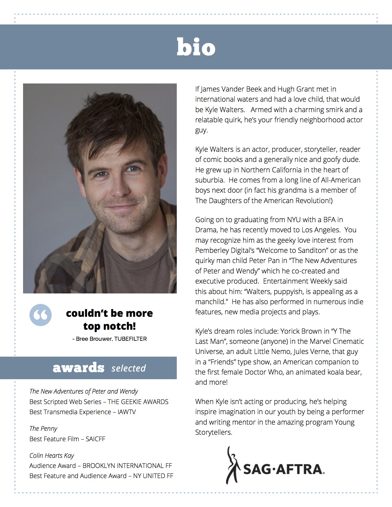 Design For Actors Websites Graphics Reels Clips Kyle Art Design